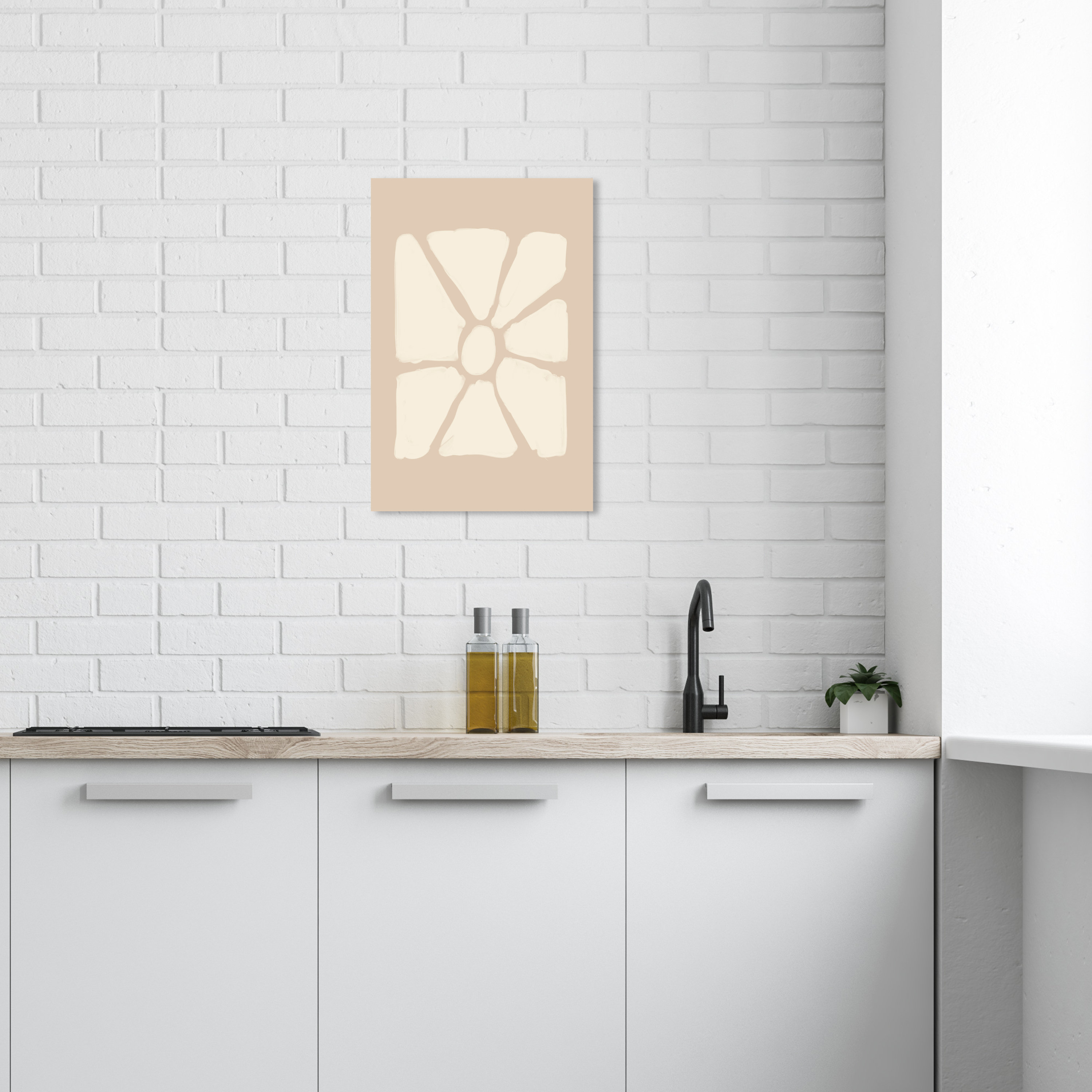 Winston Porter Lacue Petal Simplify On Canvas Print | Wayfair